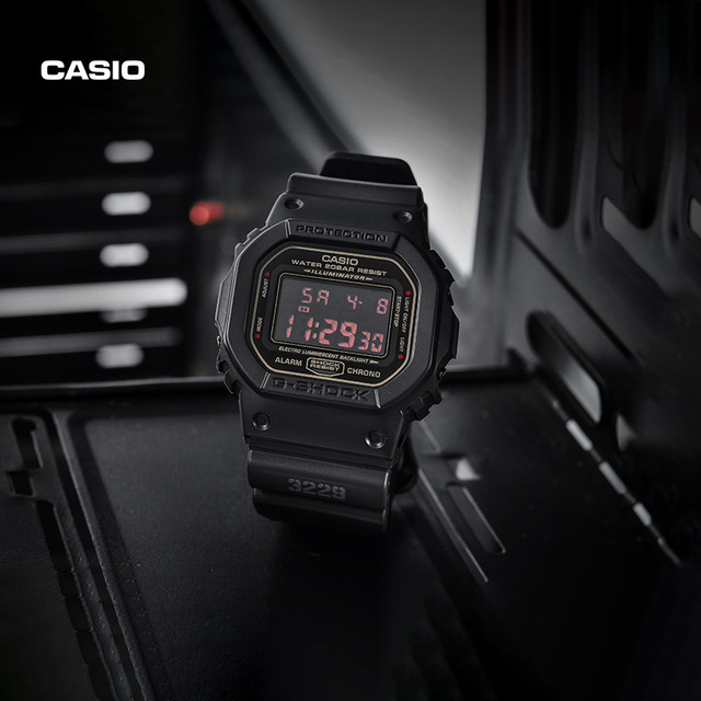 Casio flagship store DW-5600MS waterproof small square men's watch ...