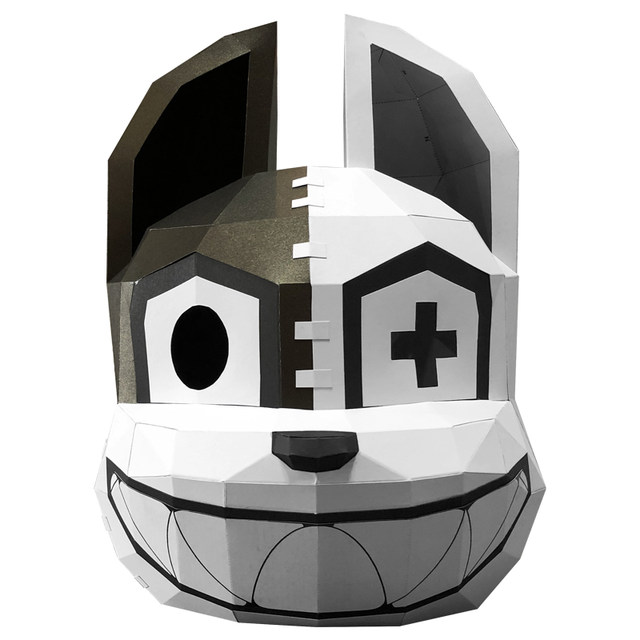 Halloween horror zombie mask man ruddler dog hood personalities grapple ...