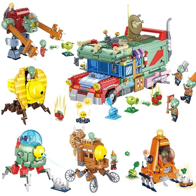 2024 New Plants vs. Zombies 2 peripheral building blocks puzzle ...