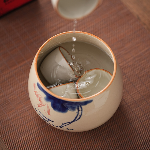 Herbal and gray water tea ceremony accessories home tea room ceramic ...