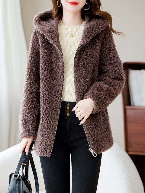 Karovia sheep sheep coat for women 2025 winter new imitation mink ...