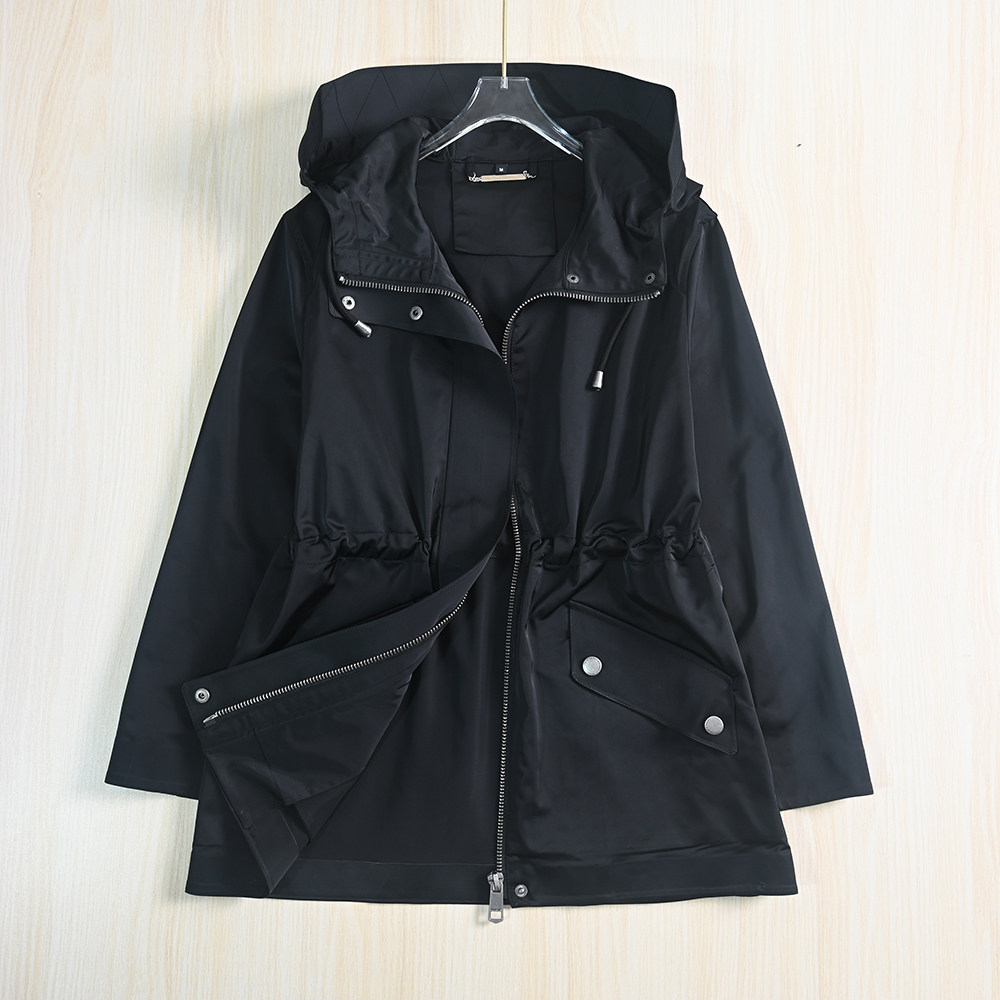 Siqi women's style windproof and wide-feeling solid color versatile ...