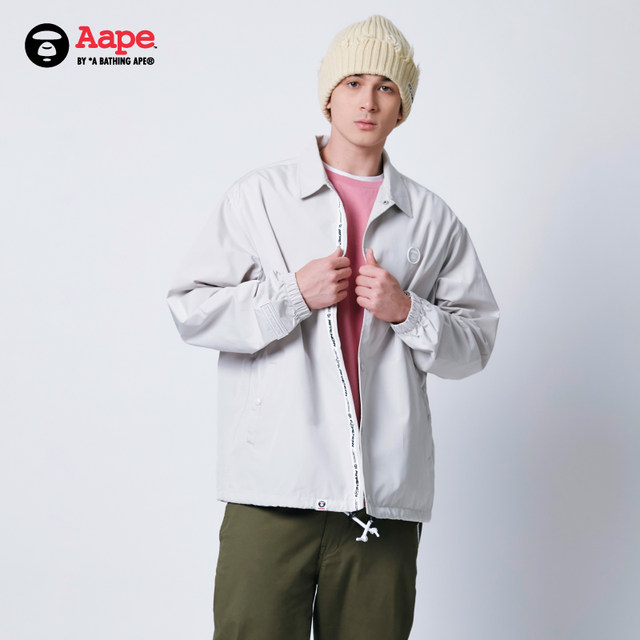 Aape flagship store men's 24 autumn and winter ape face badge lapel ...