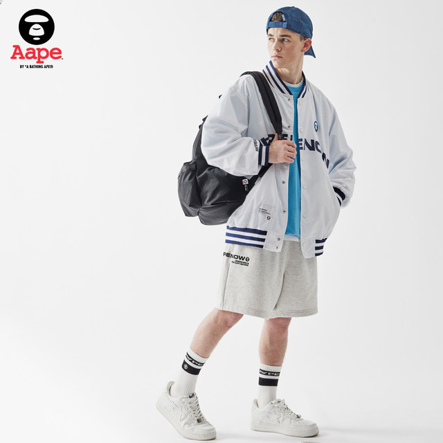 AAPE flagship store men's clothing spring and summer printing simple ...