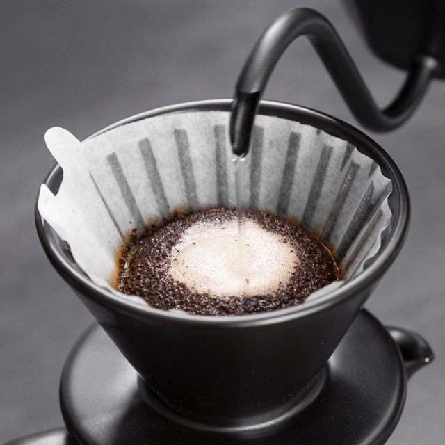 v60 hand brewed coffee ceramic filter cup day and night drip filter ...