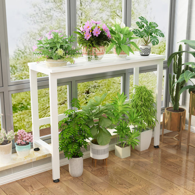 Professional custom flower rack rack high and low legs balcony ...