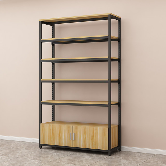 Adjustable shelf display cabinet display cabinet storage rack beauty ...