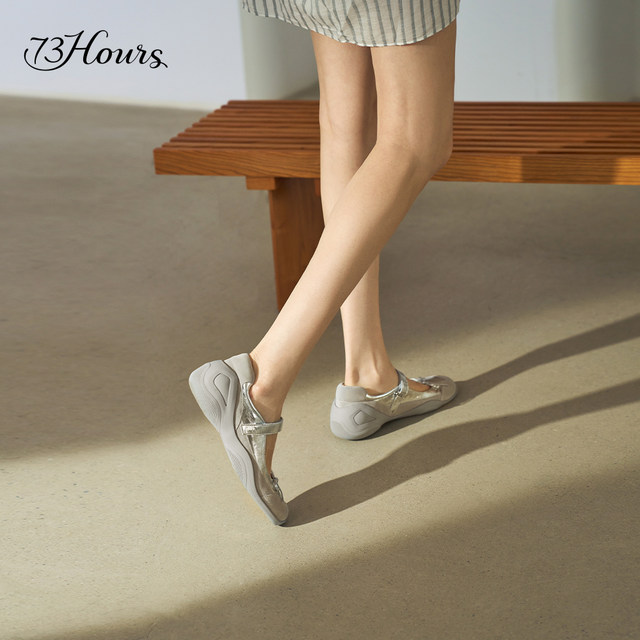 73hours women's shoes ballet special 2024 autumn new fashionable sports ...
