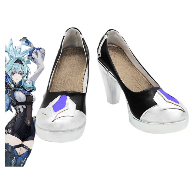 Original God Yula cos shoes five-star ice sword Eula Yula cosplay shoes ...