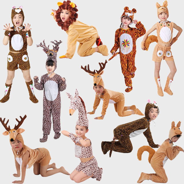 Deer costumes for children, animals, sika deer, giraffe, leopard ...