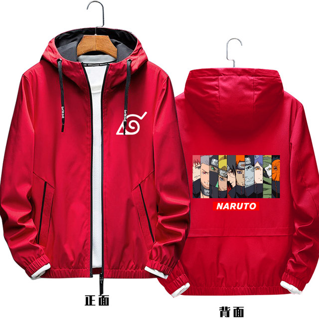 Animation peripheral Naruto Akatsuki clothes for men and women couples ...