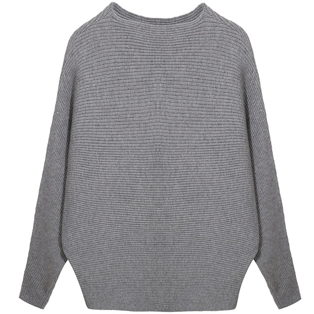 Spring 2025 new women's bat-sleeved sweater top loose and slim large ...