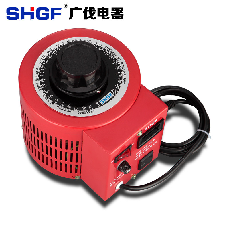 Guangfa Single-Phase Voltage Regulator 1000W Input 220V Adjustable 0 ...