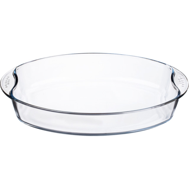 Finex tempered glass disk oval -shaped ear baking table tableware suite ...