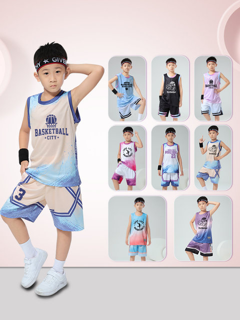 Children's Jersey, Boys' Basketball Outfit, Kidsren's Basketball ...