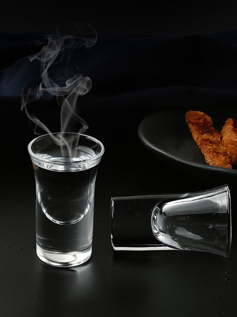 Glass shot glass, white wine cup, one-shot glass, household small ...