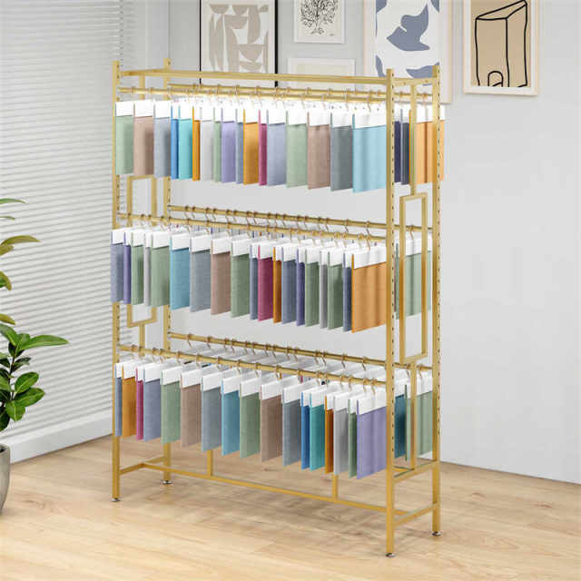 Fabric sample display rack, adjustable fabric sample display rack, home ...