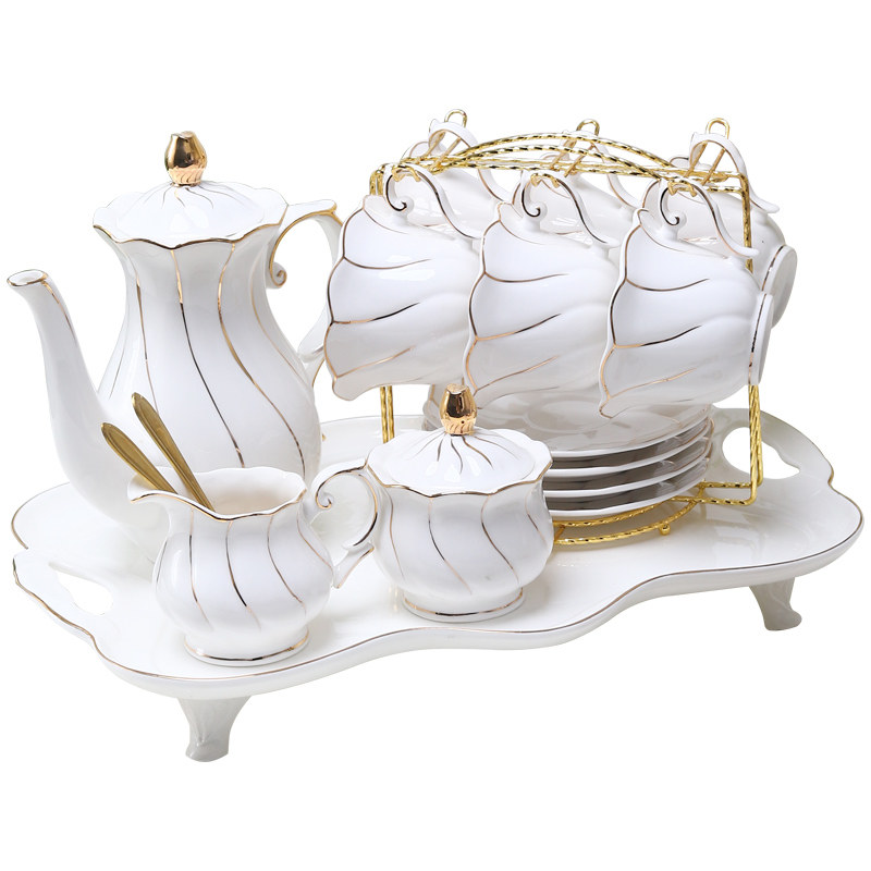 Nietzsche European Style Coffee Cup Set - Porcelain Tea Cup with Spoon ...