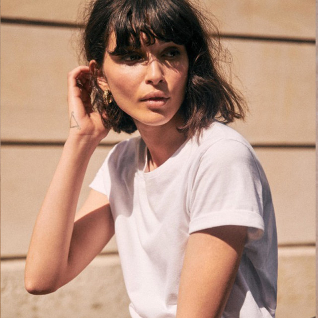 Spot French niche 22-year summer classic basic model lazy and versatile ...