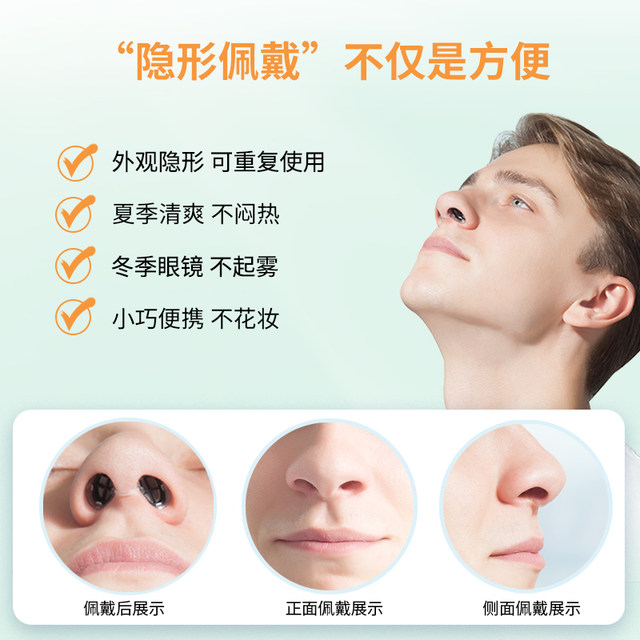 Anti-pollen anti-artemisia allergy invisible breathable mask nasal ...