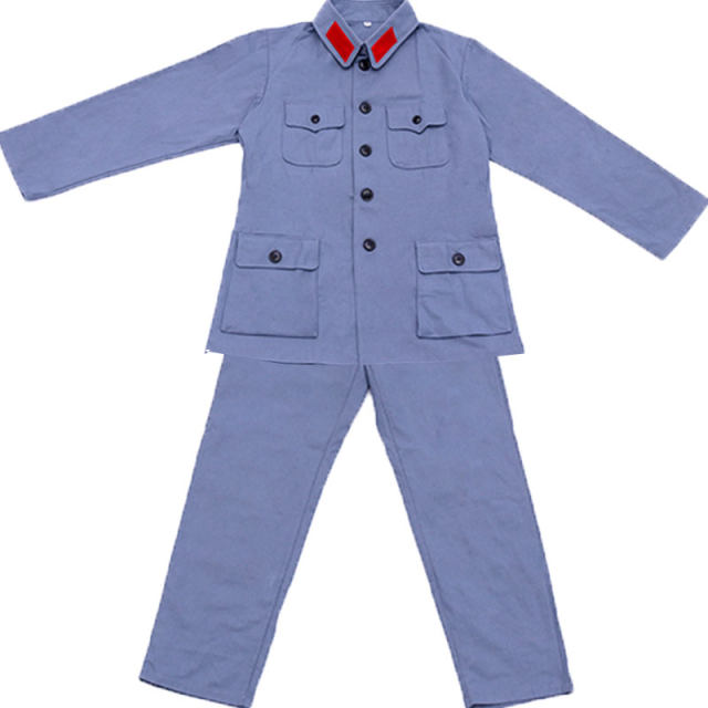 Pure cotton children's Red Army costumes Eighth Route Army clothes New ...