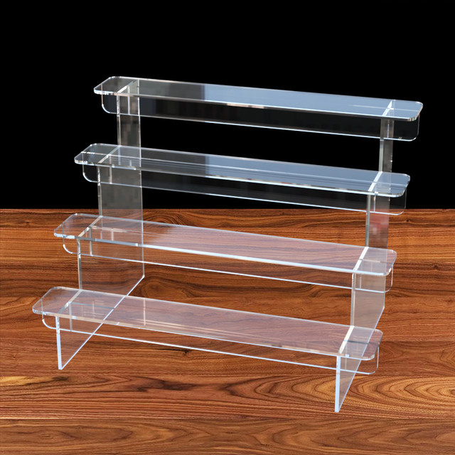 Acrylic display rack multi-layer trapezoidal blind box hand display ...