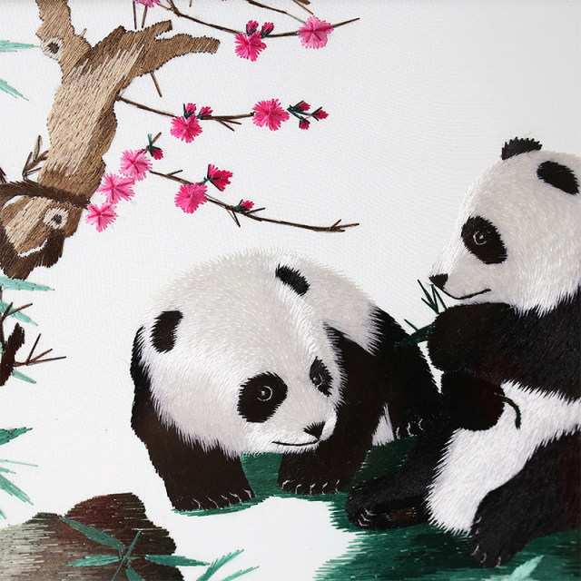 Shu Embroidery Hand Embroidered Double-sided Embroidered Screen ...