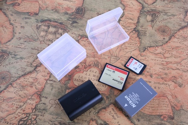 Camera battery box NP-FW50LP-E6E17E15 Microtari Lithium battery storage ...