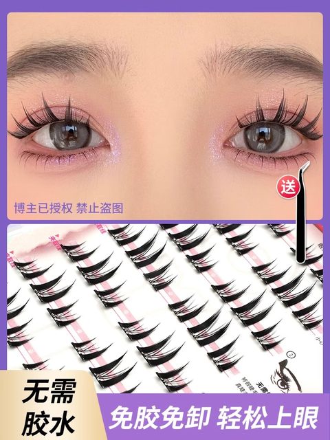 First Encounter Season Glue-free Self-Adhesive False Eyelashes Single ...