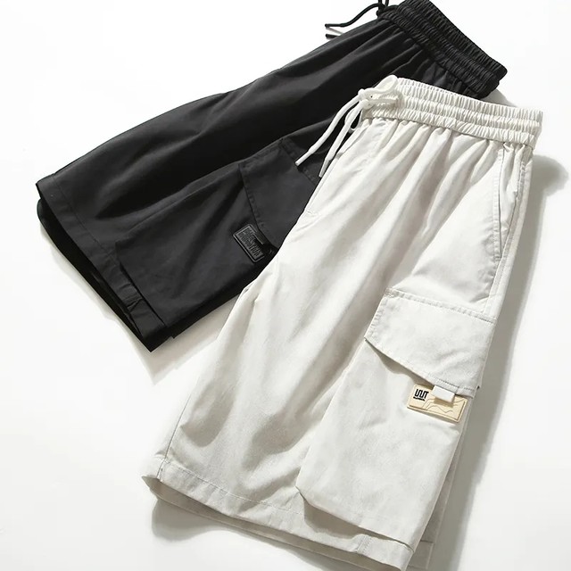Wetness and breathability! Big pocket tide pants! Men in summer are ...
