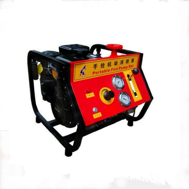Hand-lifted mobile fire pump high-pressure self-priming forest water ...