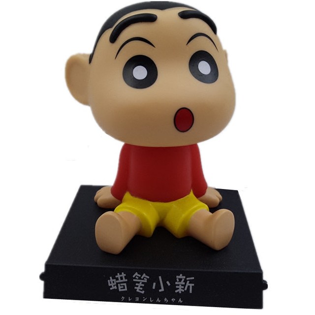 Shaking head anime cartoon cute crayon shin-chan doll creative car ...
