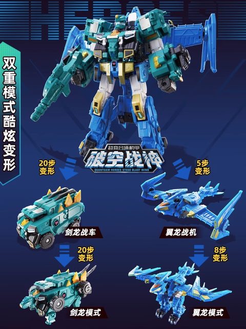 Quantum Sentai Dinosaur Guardian Velociraptor Chariot Transformed ...