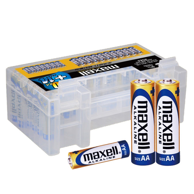 Maxell No. 7 battery durable alkaline 34 tablets mixed pack free ...
