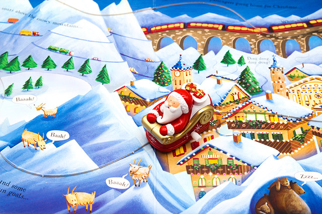 Spot Usborne Santa's Christmas Journey with Wind-Up Sleigh English ...