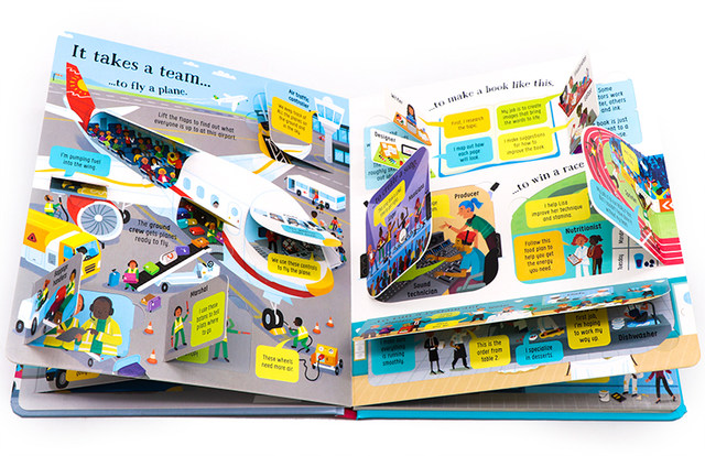 Usborne flip book picture book 145 yuan 3 pieces usbornelookinside ...