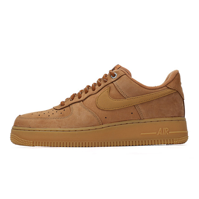 Nike men's shoes autumn and winter Air force1 Mid AF1 wheat Air Force ...