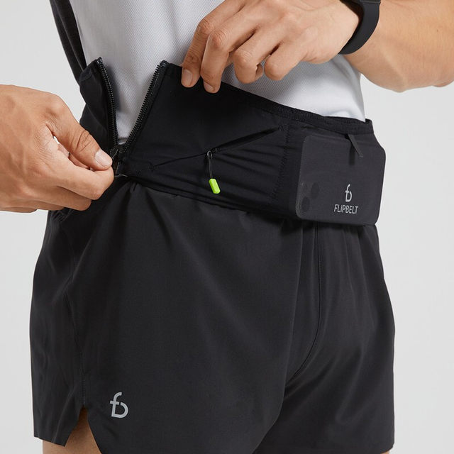 FlipBelt running waist bag marathon thin sports mobile phone bag ...