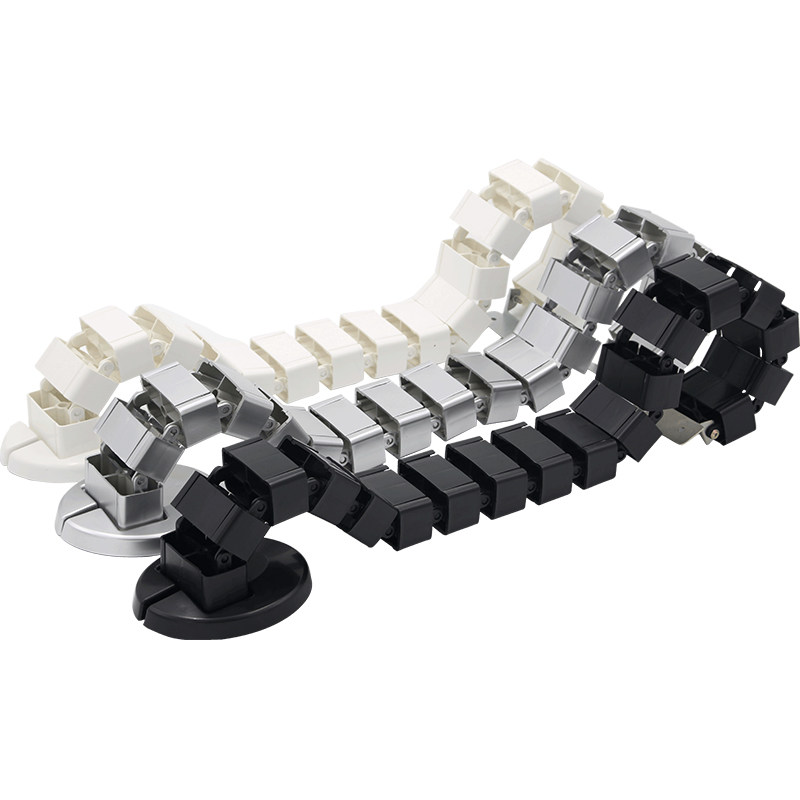 Office Serpentine Tube - Desk Wiring Trough for Conference Tables