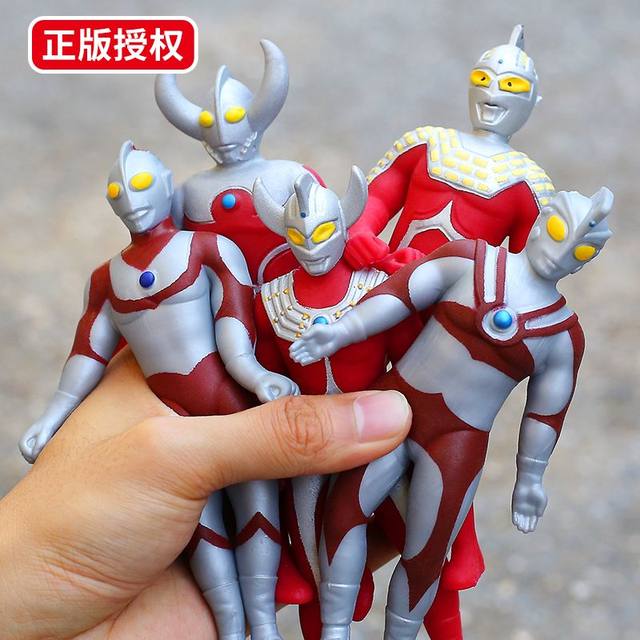 New Ultraman Zero Decompression Doll Kneading Le Monster Soft Rubber ...