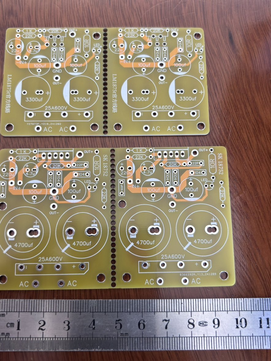 LM1875Tパワーアンプボード - ステレオ2.0チャンネルPCB
