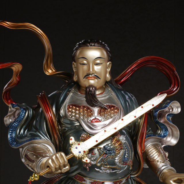 Pure copper brocade carving Zhenwu Emperor Xuantian God Beidi Wudang ...