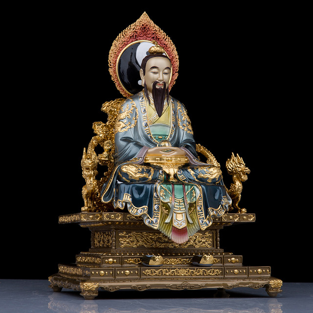 Fanju Chunbin Cai Painting Sanqing Daozu ancestor is a home shop Yuan Shi Lingbao morality ...