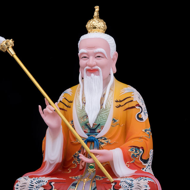 Fanju riding cattle Tai Shang Laojun statue Han Baiyu, rich and rich ...