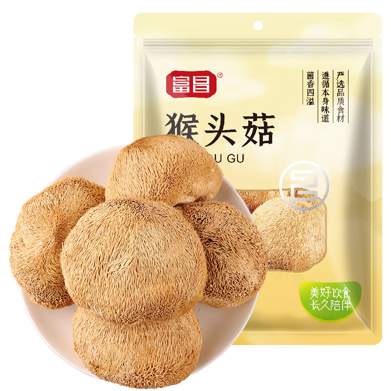 Fuchang Monkey Head Mushroom 100g Dried Hericium Edible Mushroom