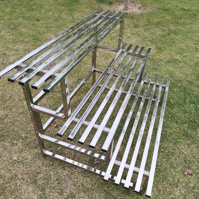 Stainless steel sunflower special flower stand iron ladder floor ...