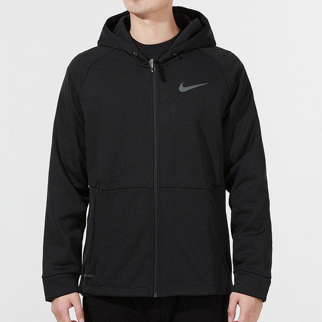 Nike hooded jacket Men's Nike genuine 2024 spring and autumn new velvet ...