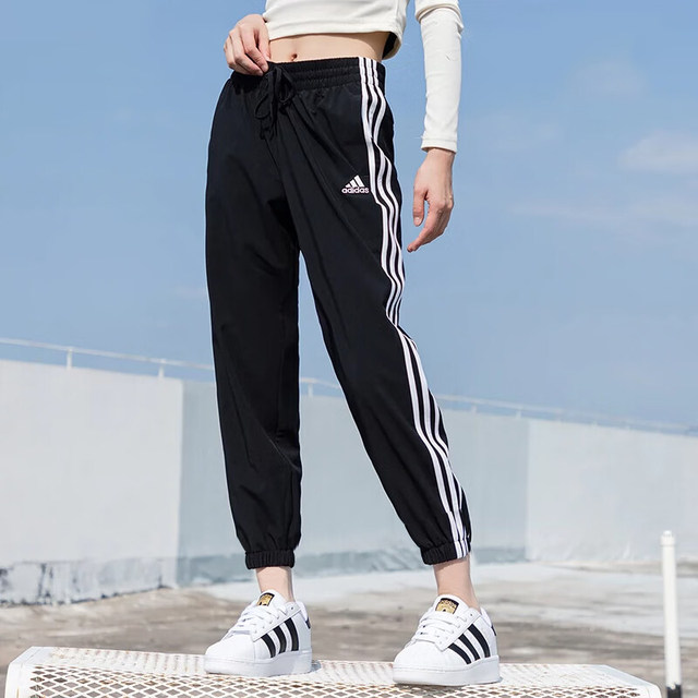 Adidas nine-point pants women's pants summer new breathable sports ...