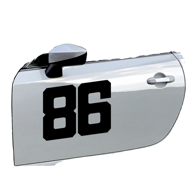 GT86 body modification sticker car door personalized creative ...