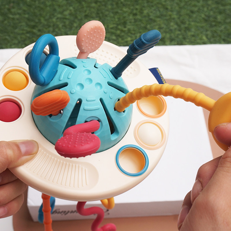 Infant Toys for 0-1 Year Olds, Early Education Flying Saucer Finger ...